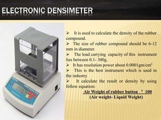 Quality Control in Polymers/Rubber | PPTX