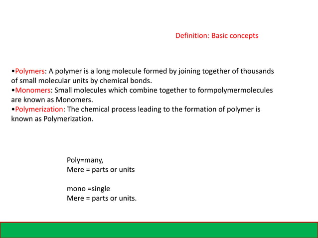 Polymers (2) | PPTX | Chemistry | Science