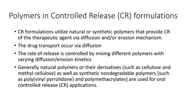 Polymers As Excipients Pdf Skin Care Beauty