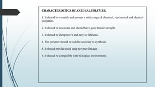 POLYMERS (BP704T) by juganta kr kalita.pptx