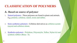 Polymers by Sree Prakash Pandey | PPTX