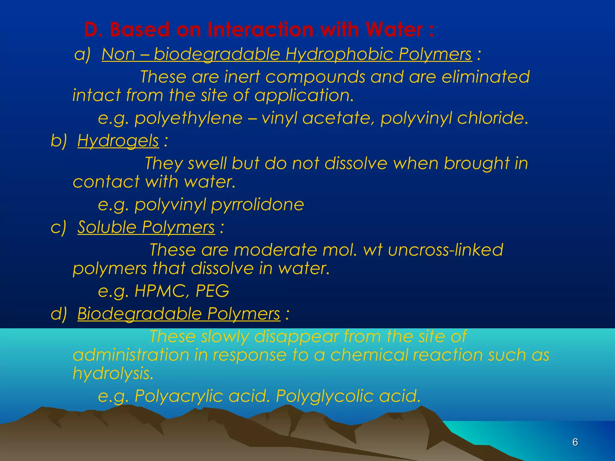 Polymer sciencefordrugdelivery | PPT