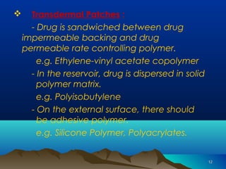 Polymer sciencefordrugdelivery | PPT