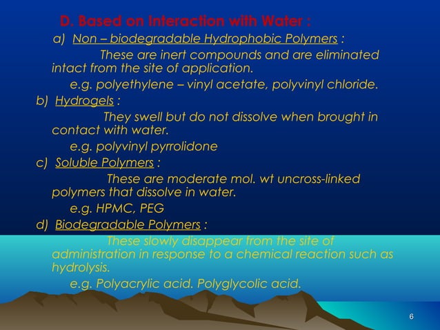 Polymer sciencefordrugdelivery | PPT