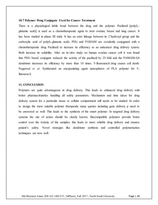 Polymer science in drug delivery system | DOCX