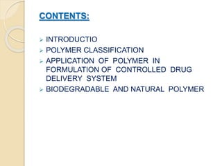 Polymer science | PPTX