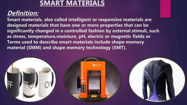 Polymers,composites and smart materials | PPTX