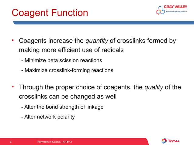 Polymers in Cables | PPT | Chemistry | Science