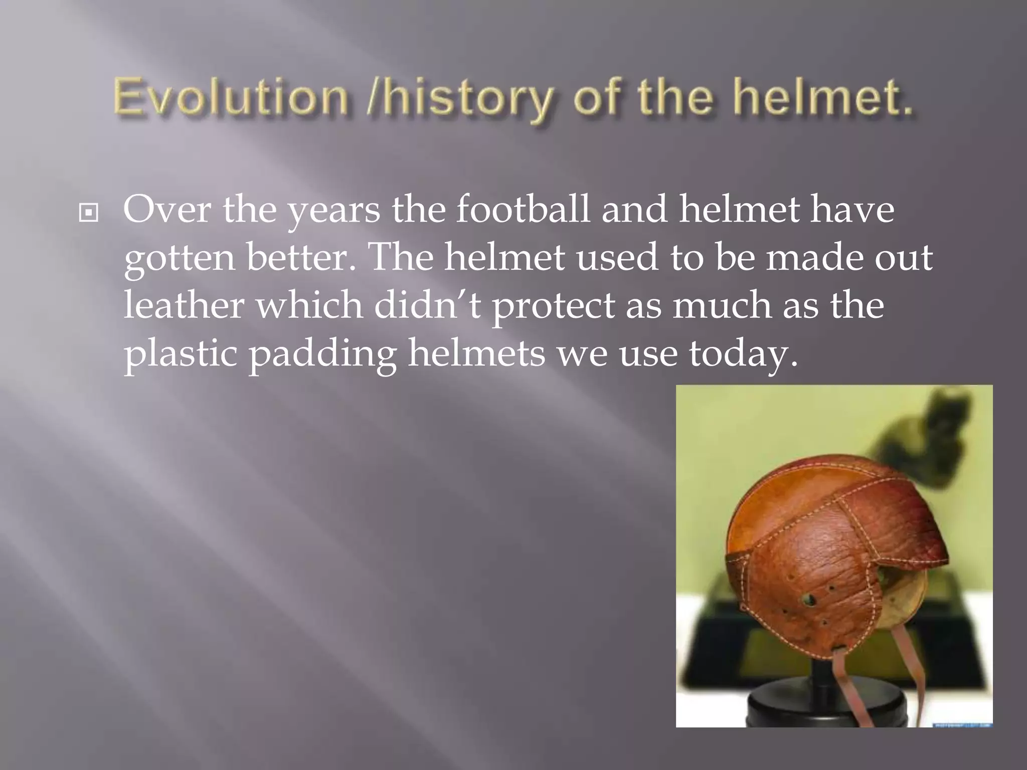 Polymers In Football | PPTX