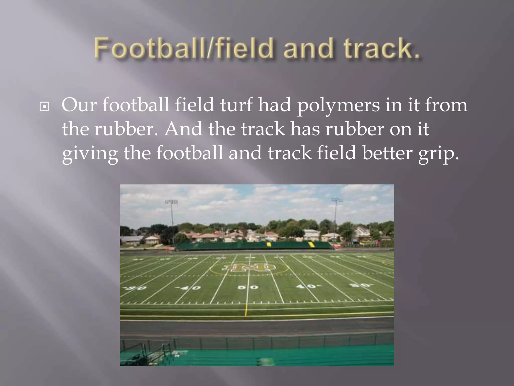 Polymers In Football | PPTX