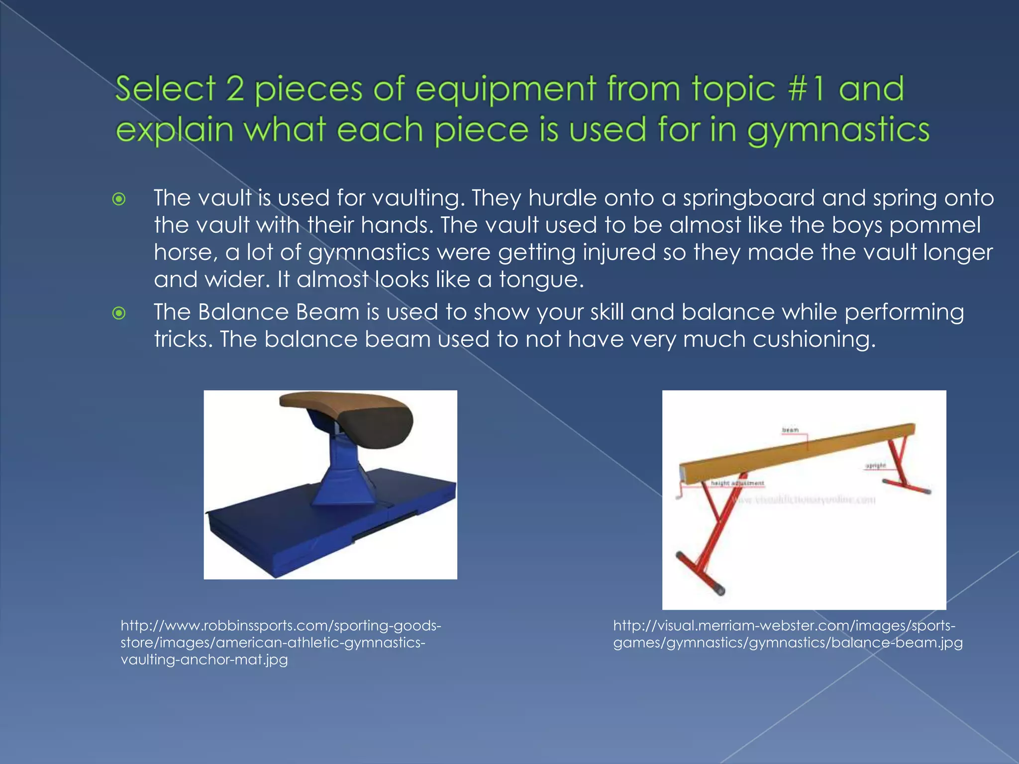 Polymers In Girls Gymnastics Power Point | PPTX