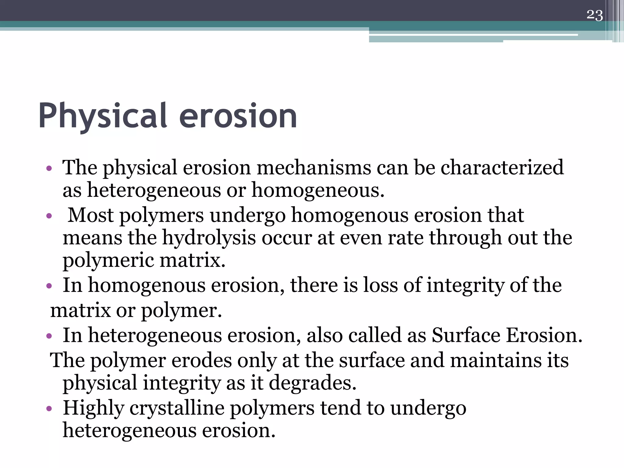 Polymers in pharmaceuticals | PPTX