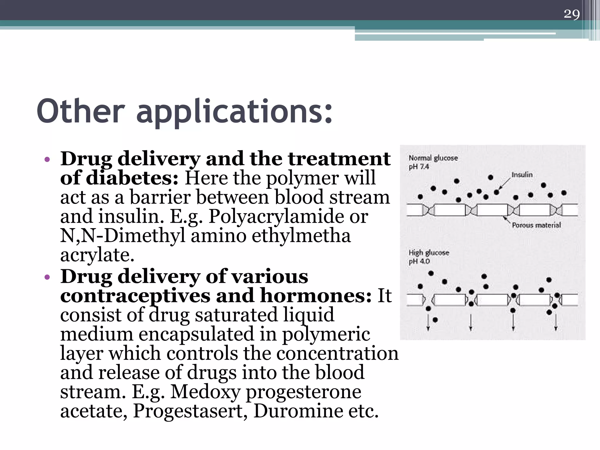 Polymers in pharmaceuticals | PPTX