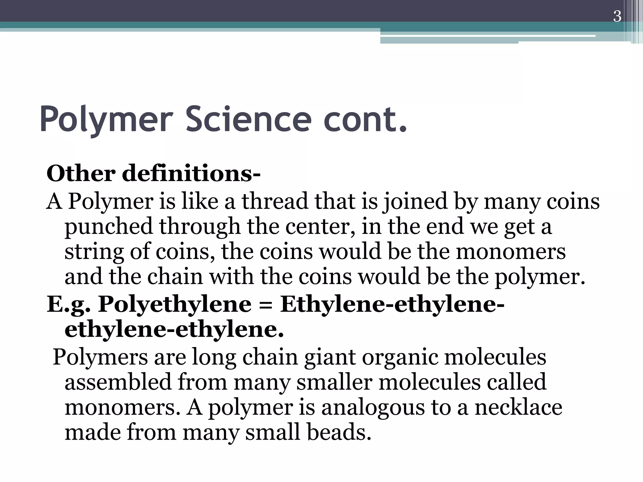 Polymers in pharmaceuticals | PPTX