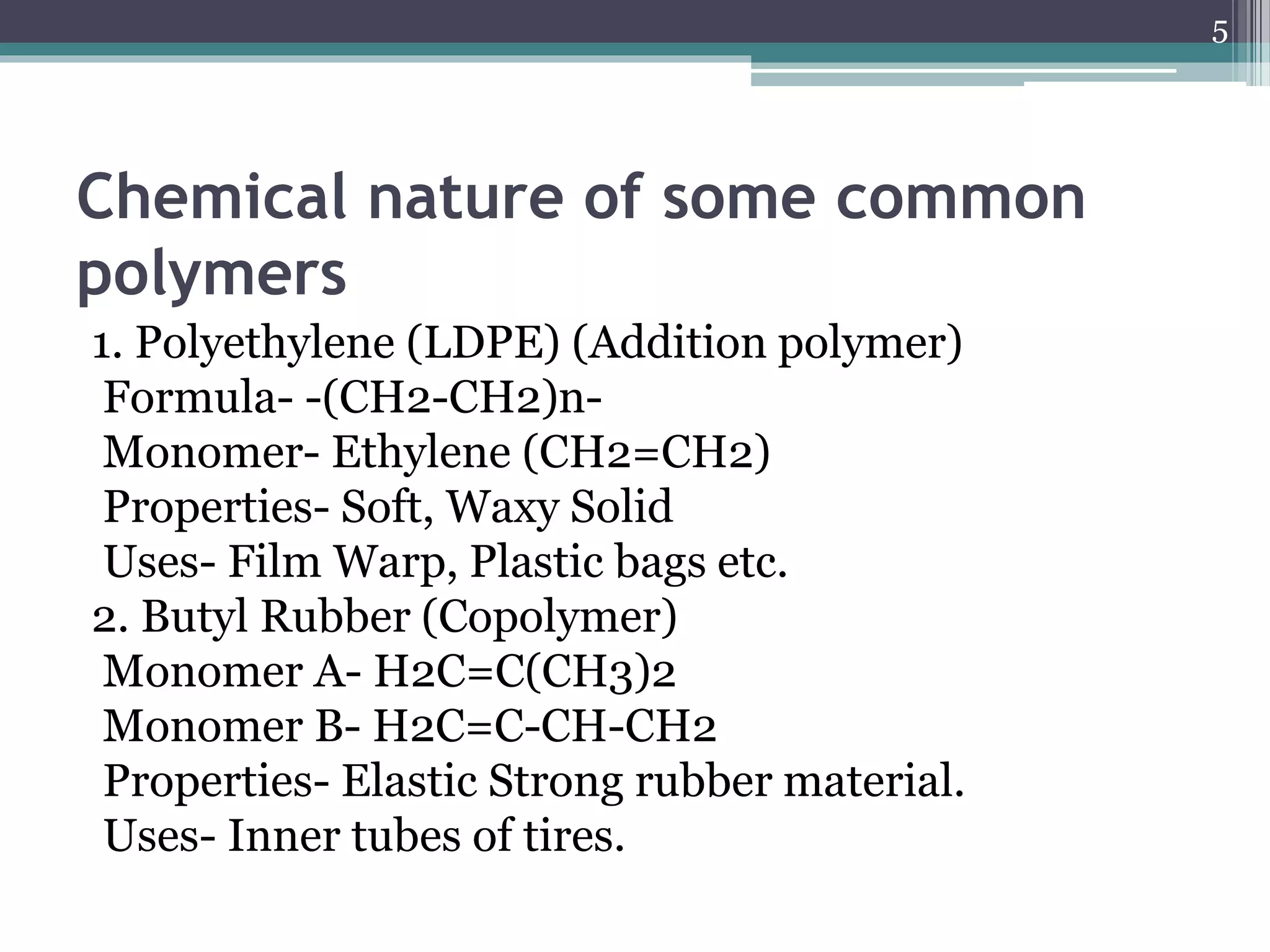 Polymers in pharmaceuticals | PPTX