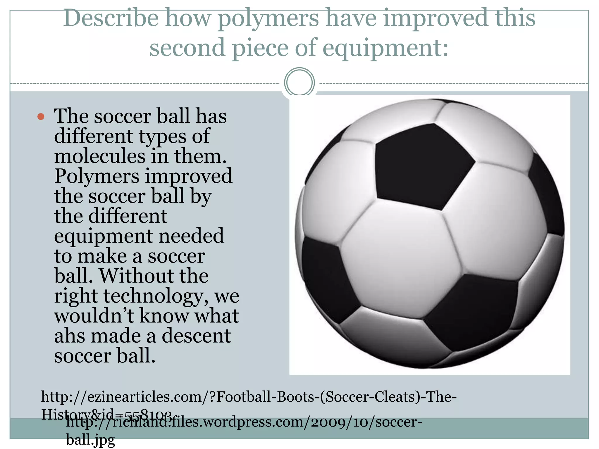 Polymers In Sports | PPTX