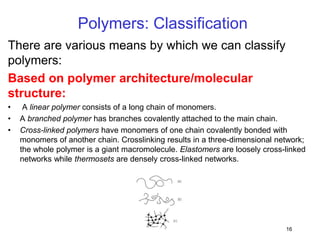 Intrduction to polymers in materials science and engineering | PPT