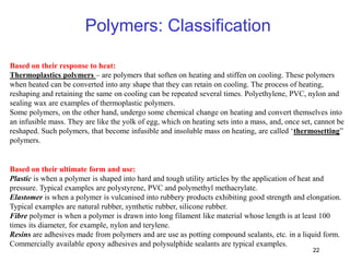 Intrduction to polymers in materials science and engineering | PPT