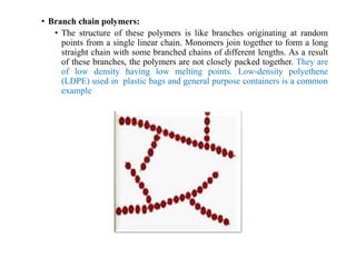 Polymers, types, synthesis, applications | PPTX