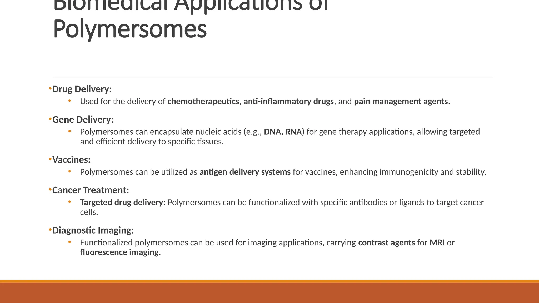 Polymersomes- Biomedical potential and manufacturing.pptx