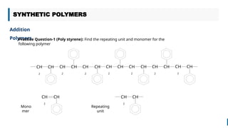 polymerisation process- synthetic and natural | PPT