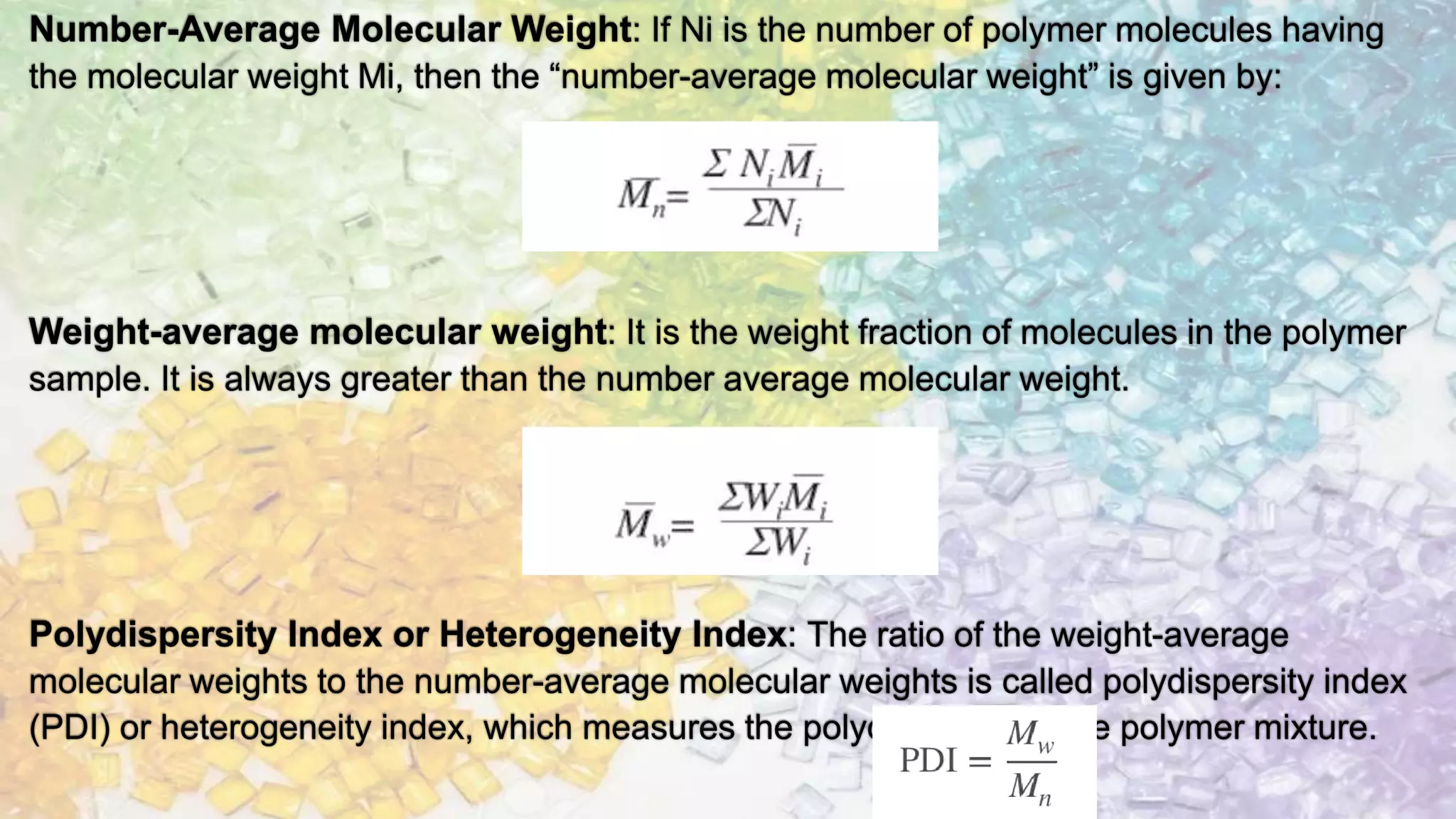 Polymers Characterisation, Polymerisation Techniques & Their Applications | PPT