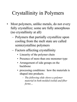 Polymer structures | PDF