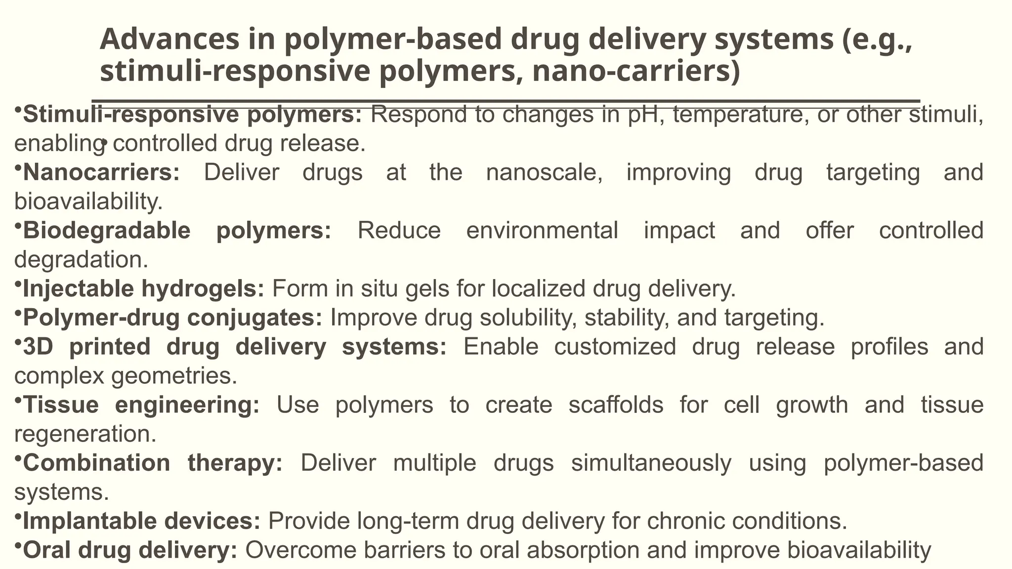 polymers used in controlled release drug delivery system 20 aug.pptx