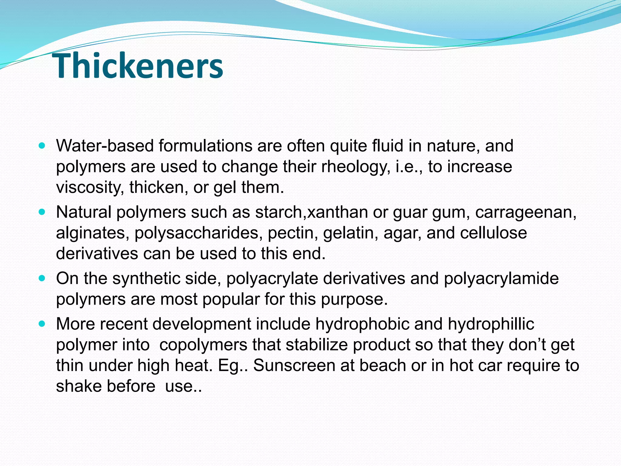 Polymers use in personal care and cosmetics | PPTX