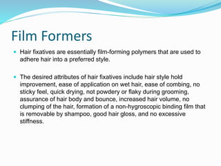 Polymers use in personal care and cosmetics | PPTX