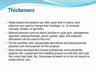 Polymers use in personal care and cosmetics | PPTX