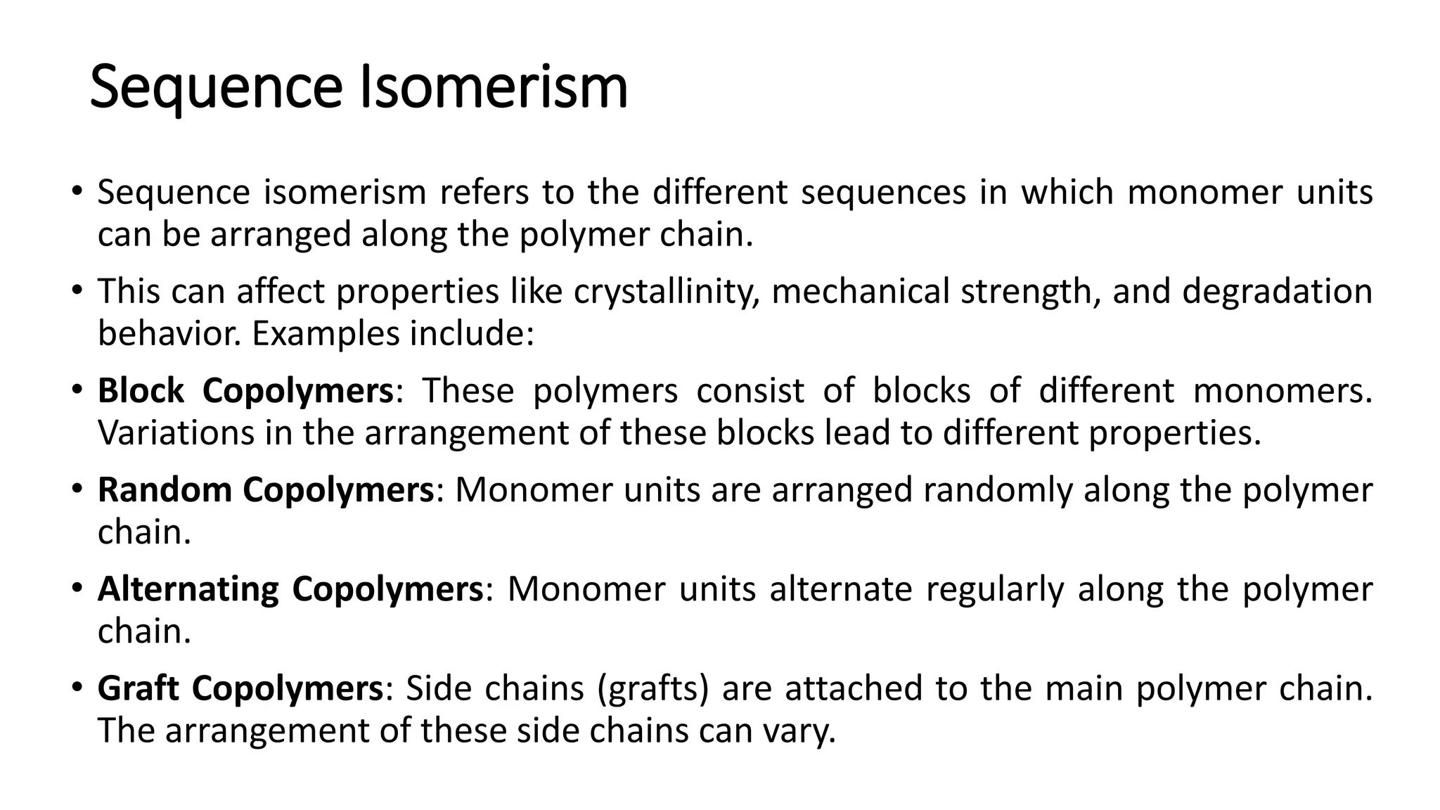 Polymer Topology and Isomerism.pptx notes | PPTX