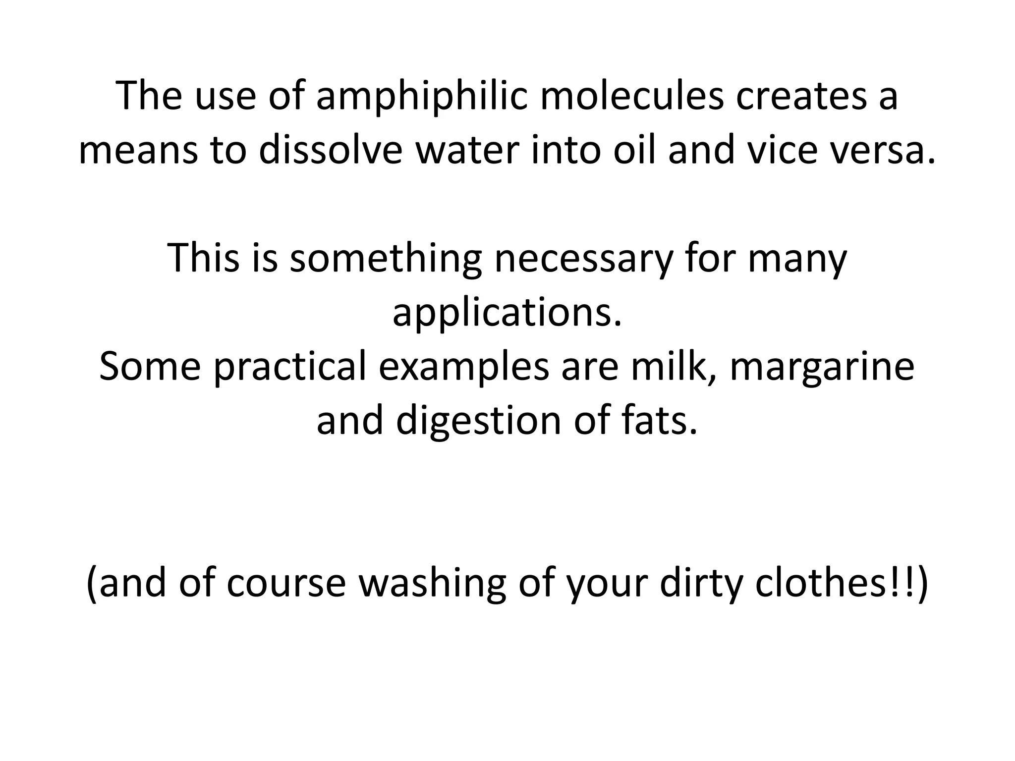 Polymorphic structures of amphiphilic molecules in aqueous solution | PPTX