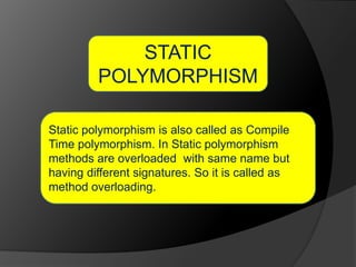 Polymorphism | PPTX