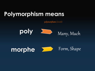 Polymorphism | PPT