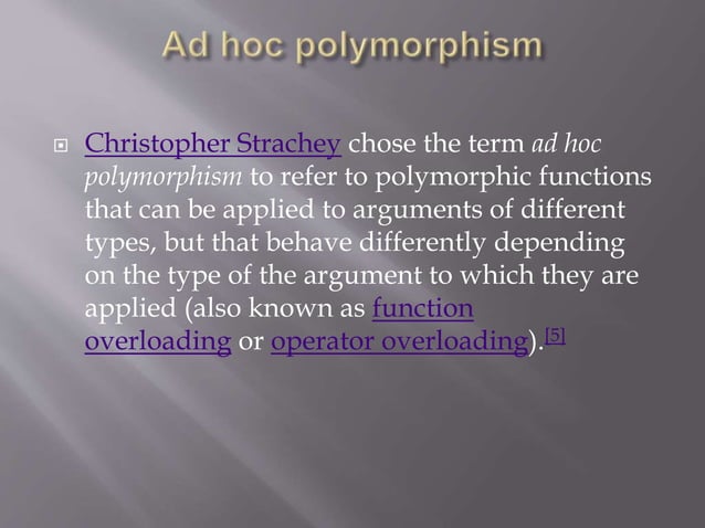 Polymorphism | PPT