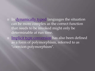 Polymorphism | PPT