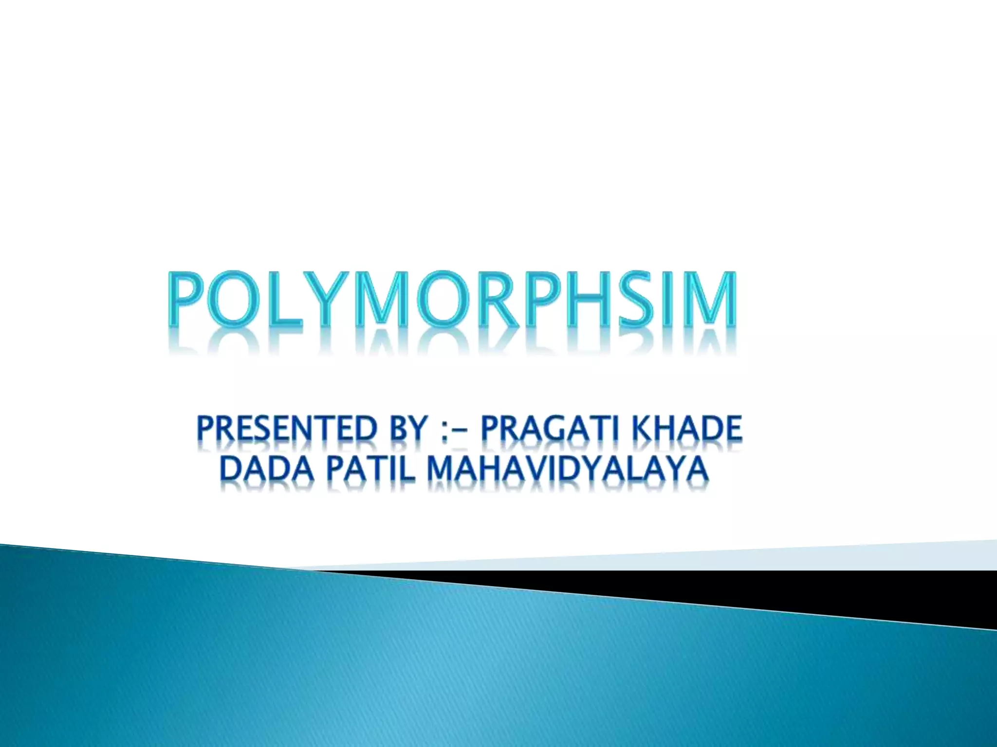 Polymorphism | PPT