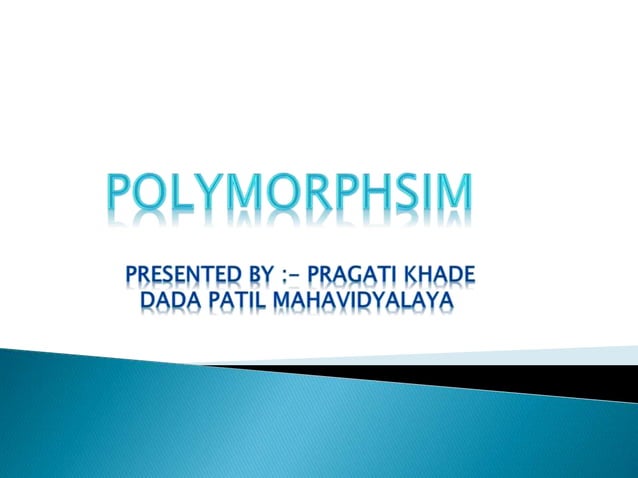 Polymorphism | PPT