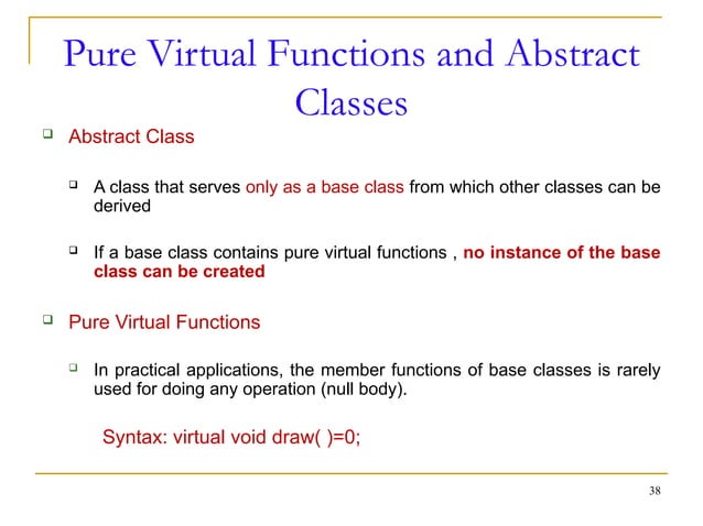 Polymorphism in C++ for beginners reference | PPT