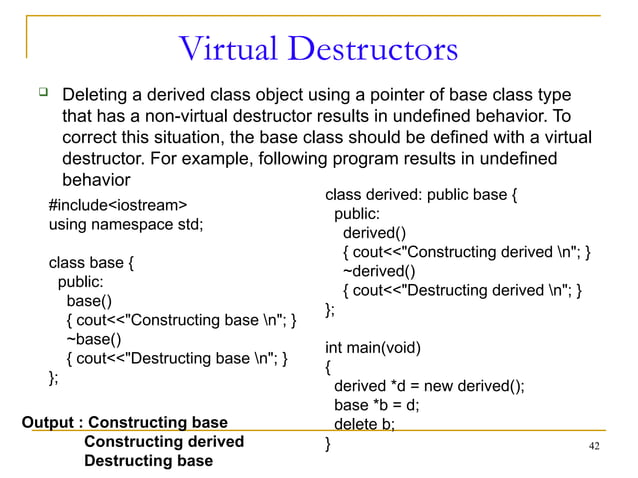 Polymorphism in C++ for beginners reference | PPT