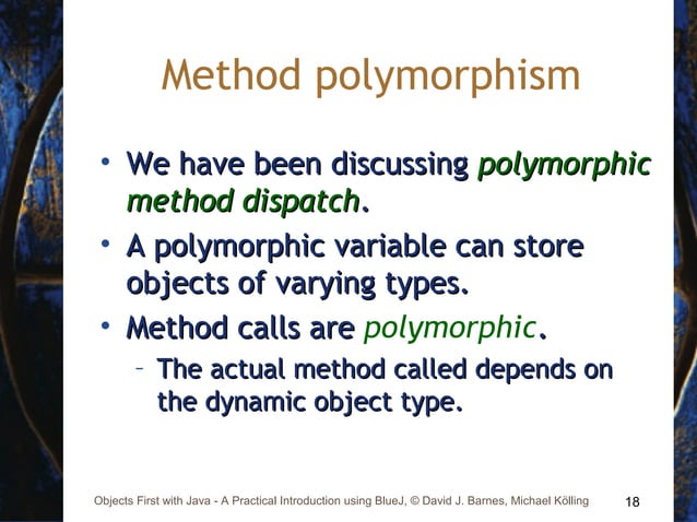 Polymorphism 9 | PPT