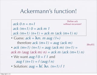 Expressiveness and Model of the Polymorphic λ Calculus | PPT