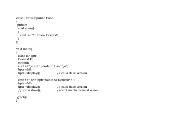 polymorphism in c++ with Full Explanation. | PPT