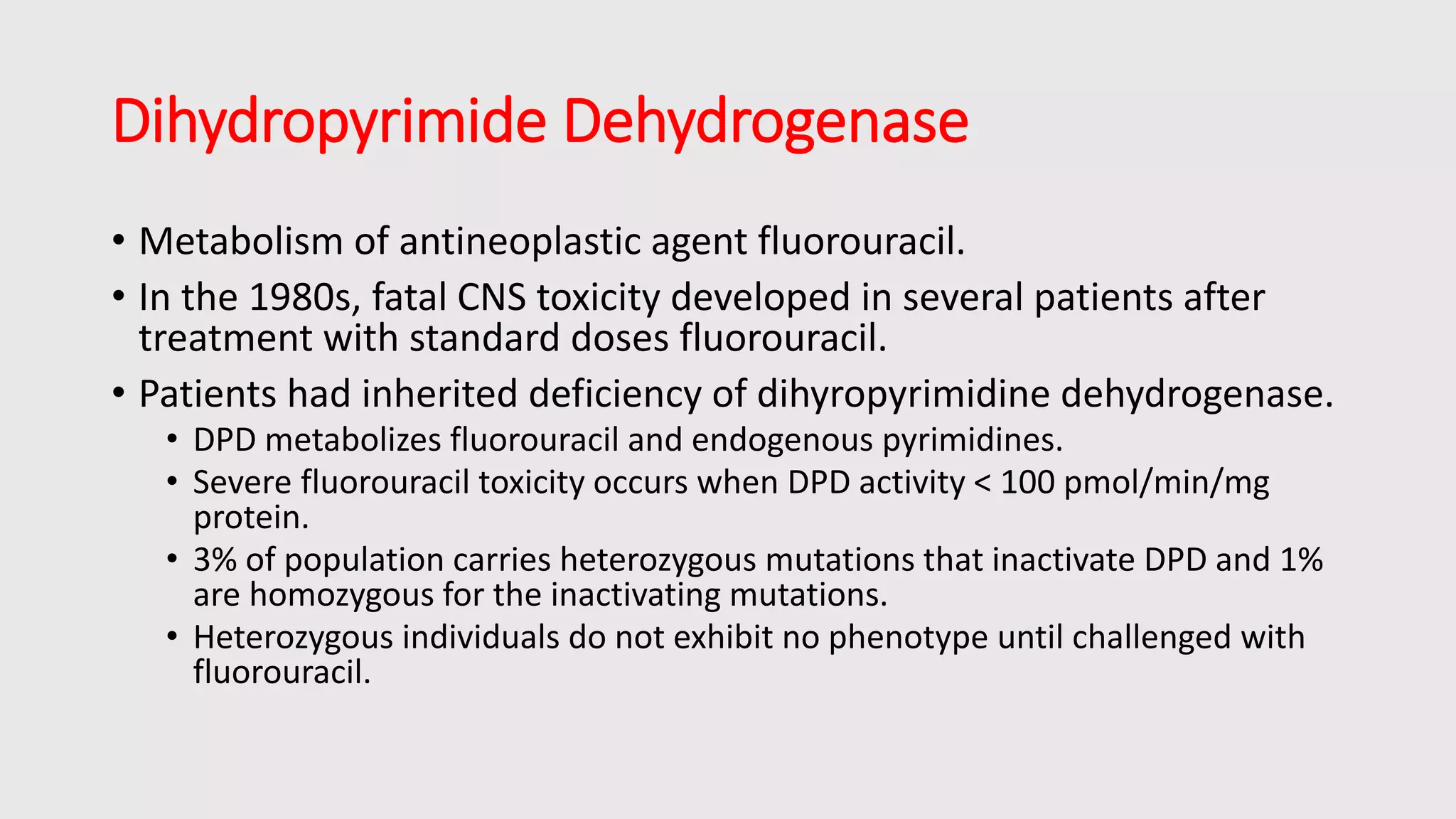 Polymorphism affecting drug metabolism | PDF