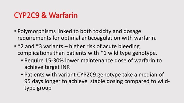 Polymorphism affecting drug metabolism | PDF