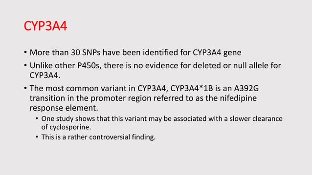 Polymorphism affecting drug metabolism | PDF