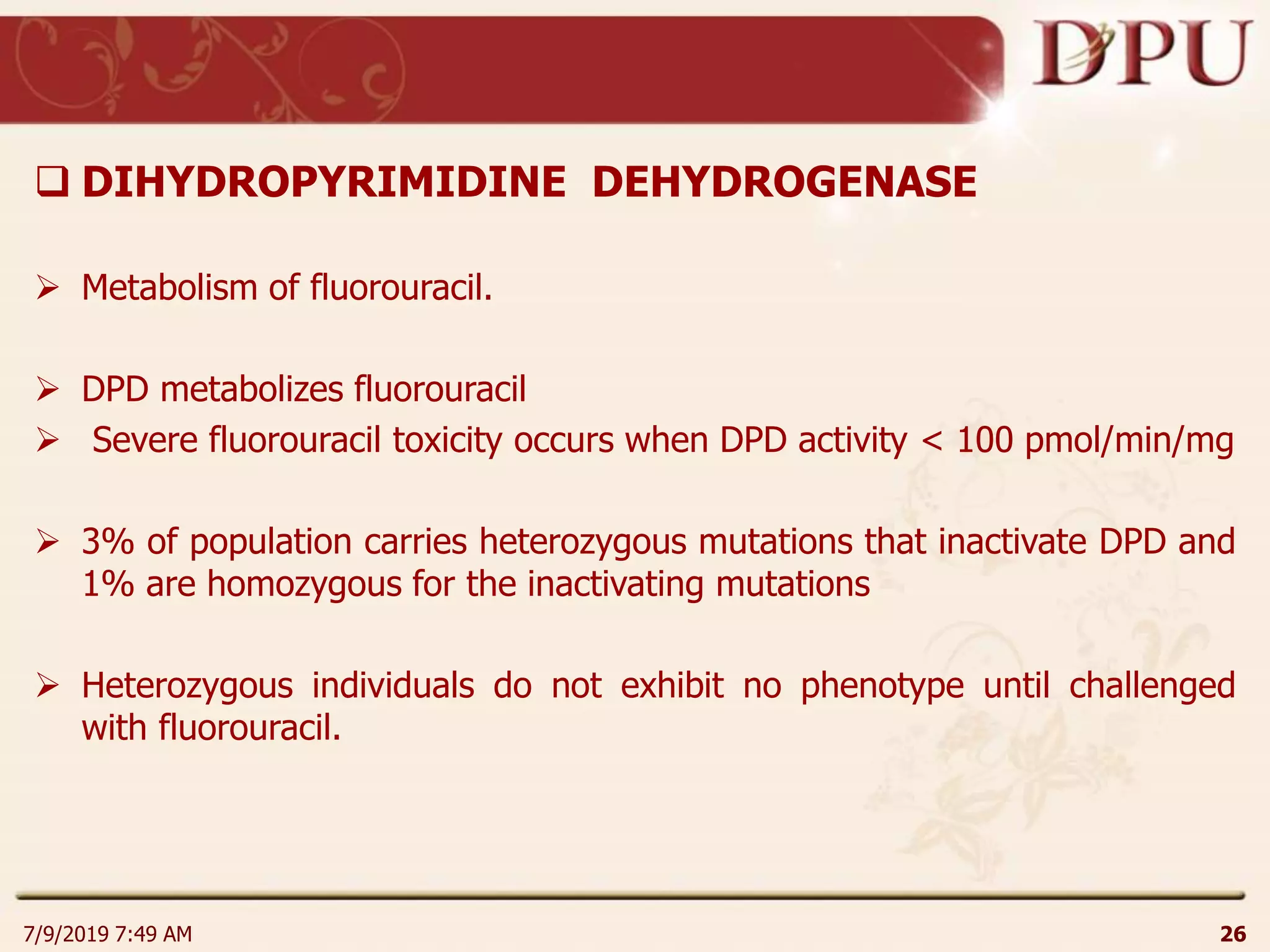 Polymorphism affecting drug metabolism . | PPT