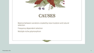 POLYMORPHISM AFFECTING DRUG METABOLISM.pptx