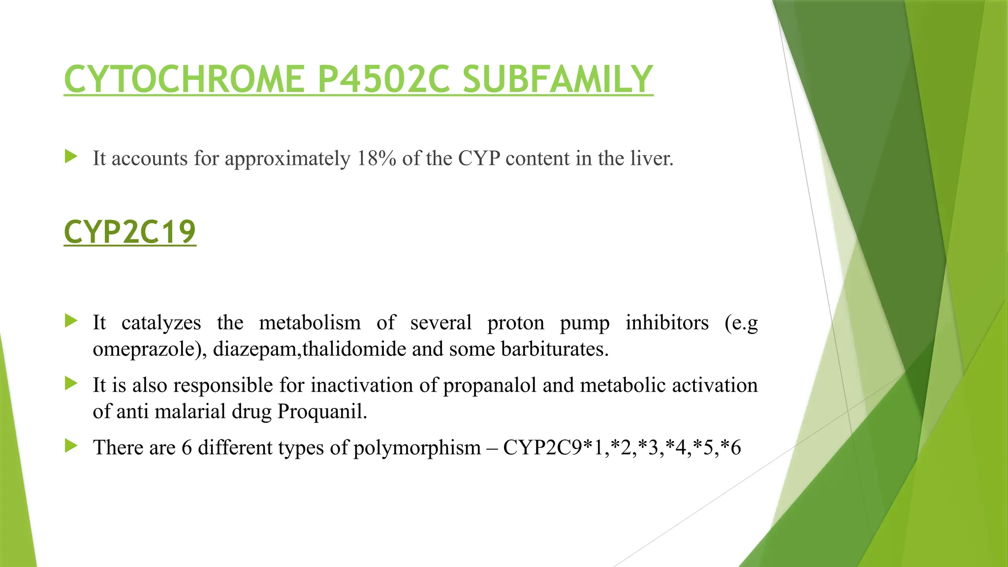 Polymorphism affecting drug metabolism.pptx